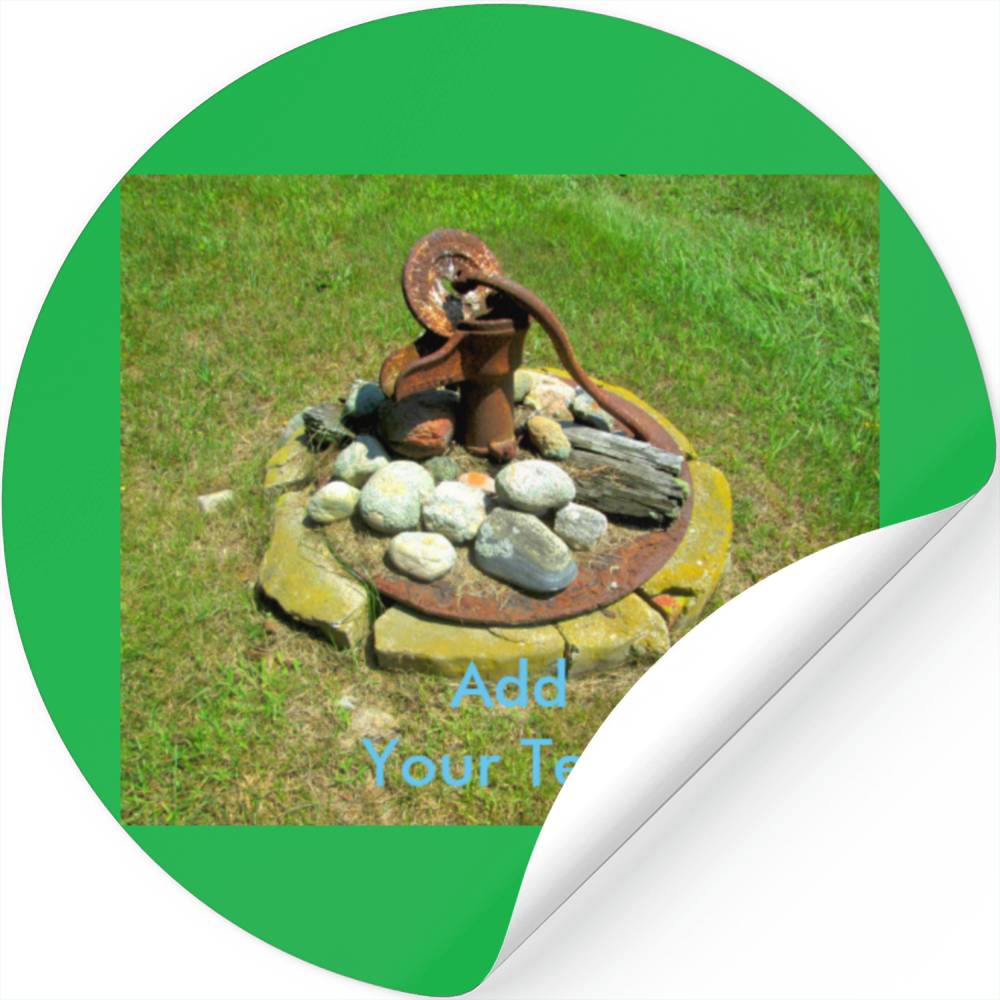 Old Hand Pump Well Stickers Designed & Sold By H Schilleci