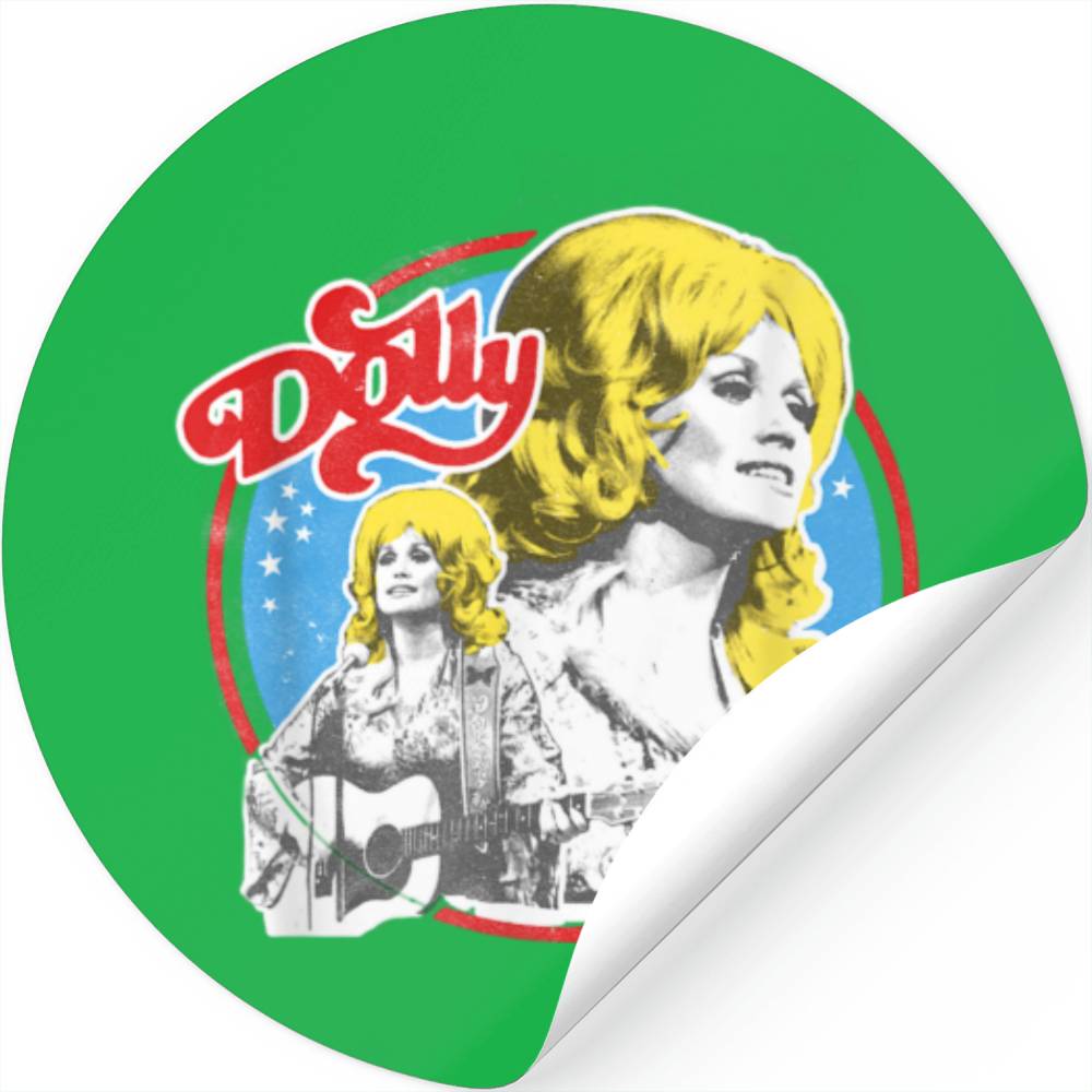Dolly Parton Tribute Fan Art Stickers Designed & Sold By Ghulam Qadir