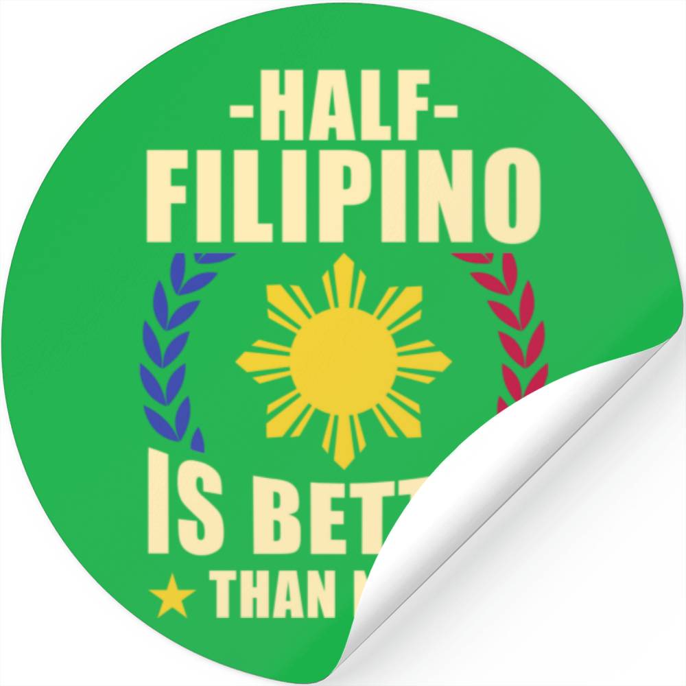 Pride Filipino American Philippines Pinoy Pinay Stickers Designed ...