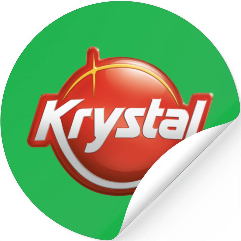 Krystal New Logo Stickers Designed & Sold By Emily Newman