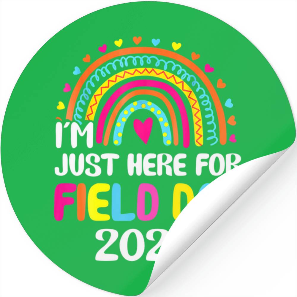 Outdoor Field Day I'm Just Here For Field Day 2022 Stickers Designed ...