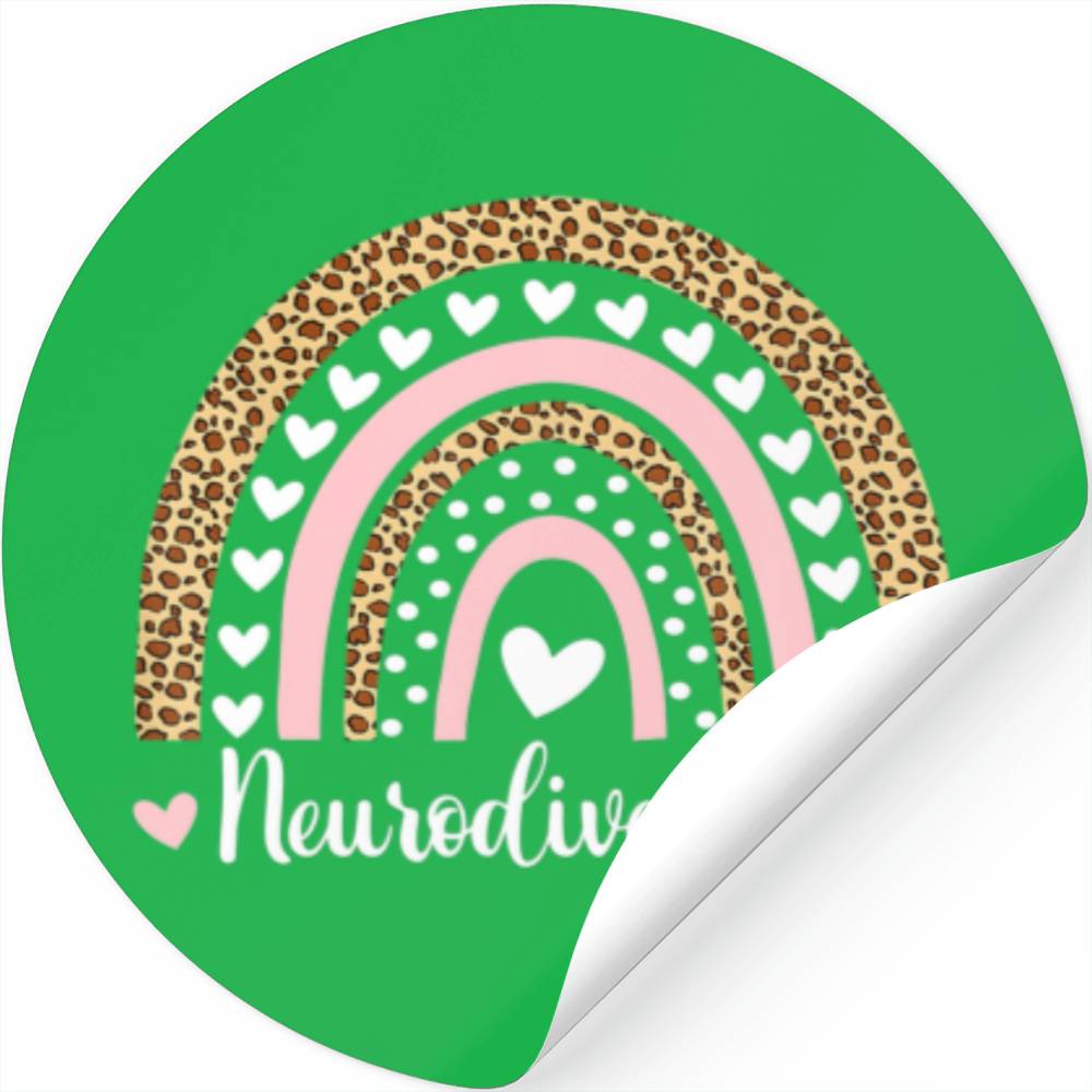 Celebrate Neurodiversity Mental Health Autism Awar Stickers