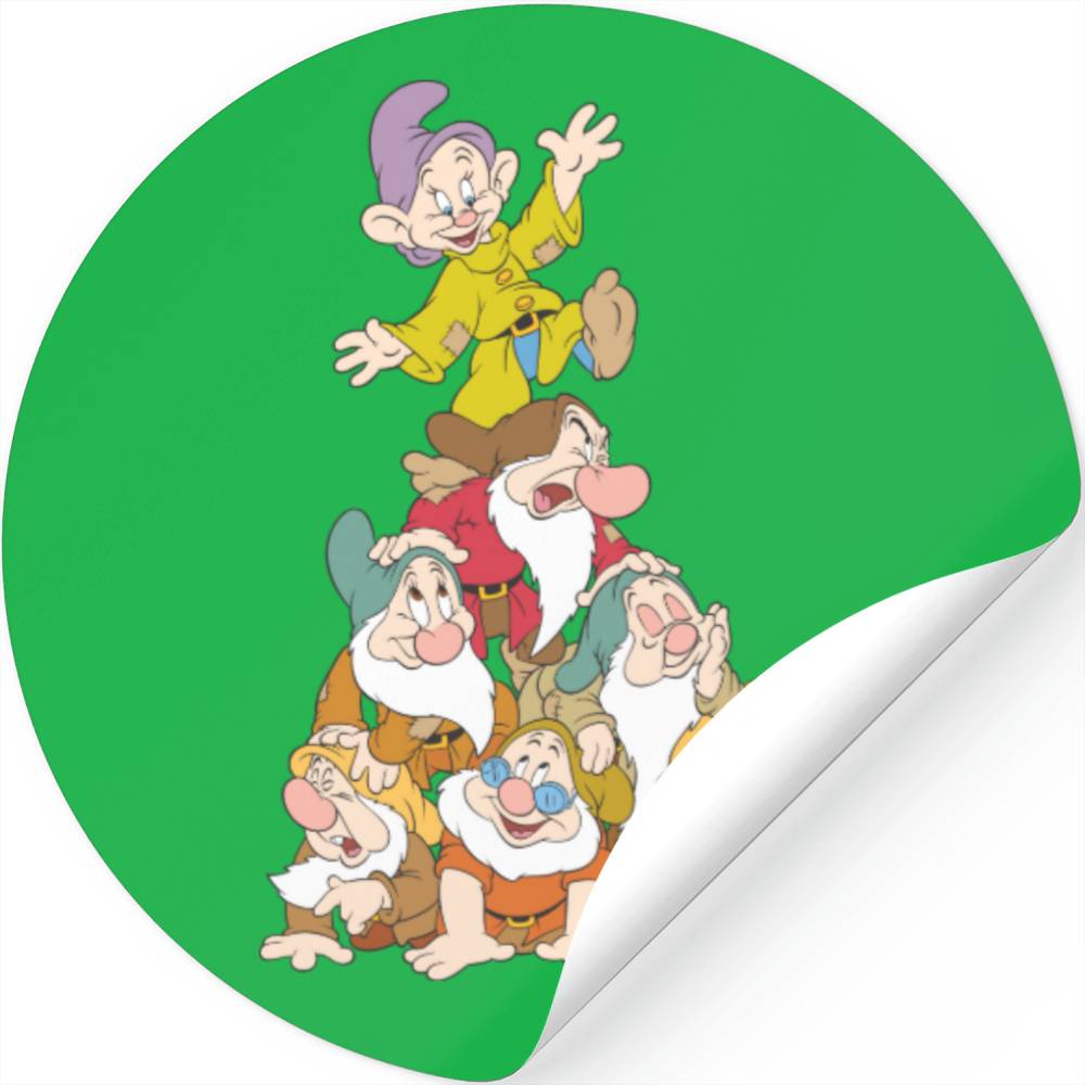 The Seven Dwarfs 5 Stickers Designed & Sold By Eric Snyder