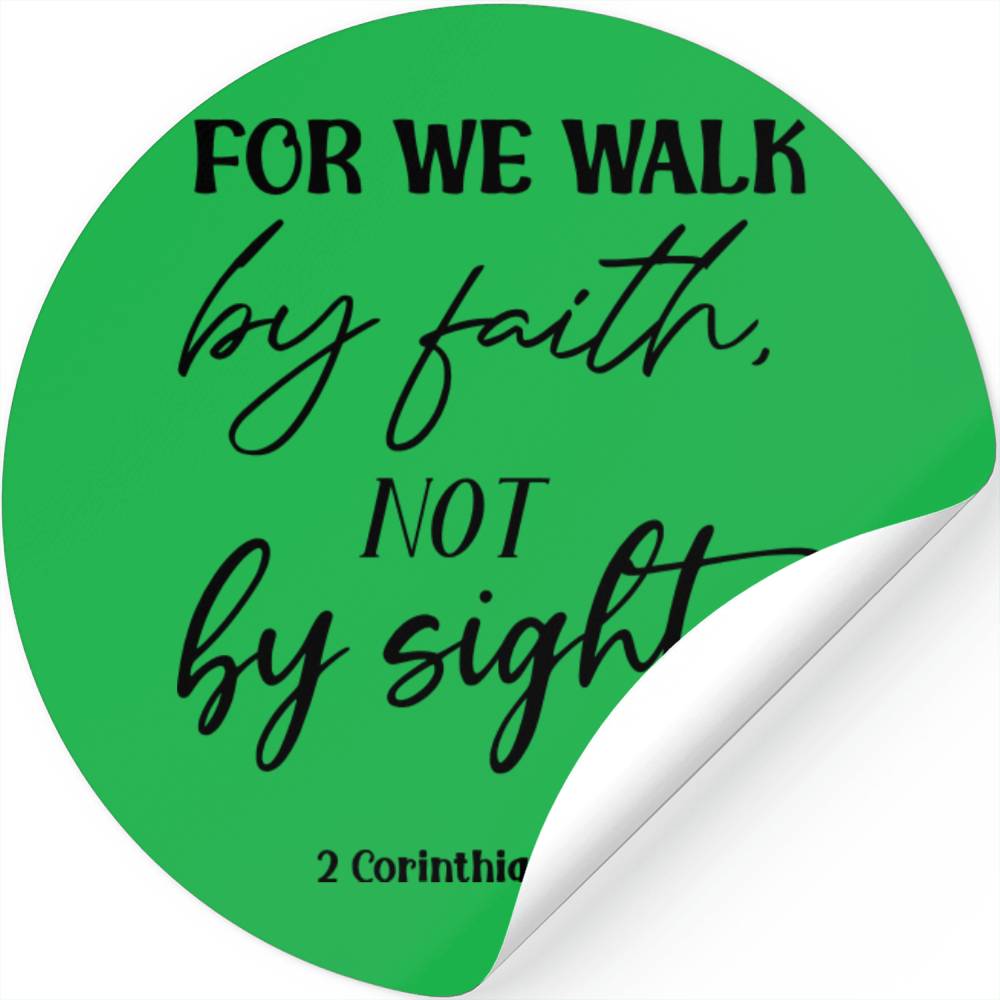 Bible Verse Corinthians Grey Stickers Designed & Sold By Don Lewis