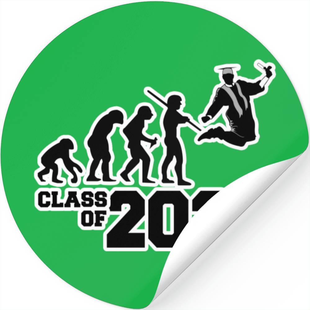 Class Of 2024 Evolution Stickers Designed & Sold By Bharat Prajapati