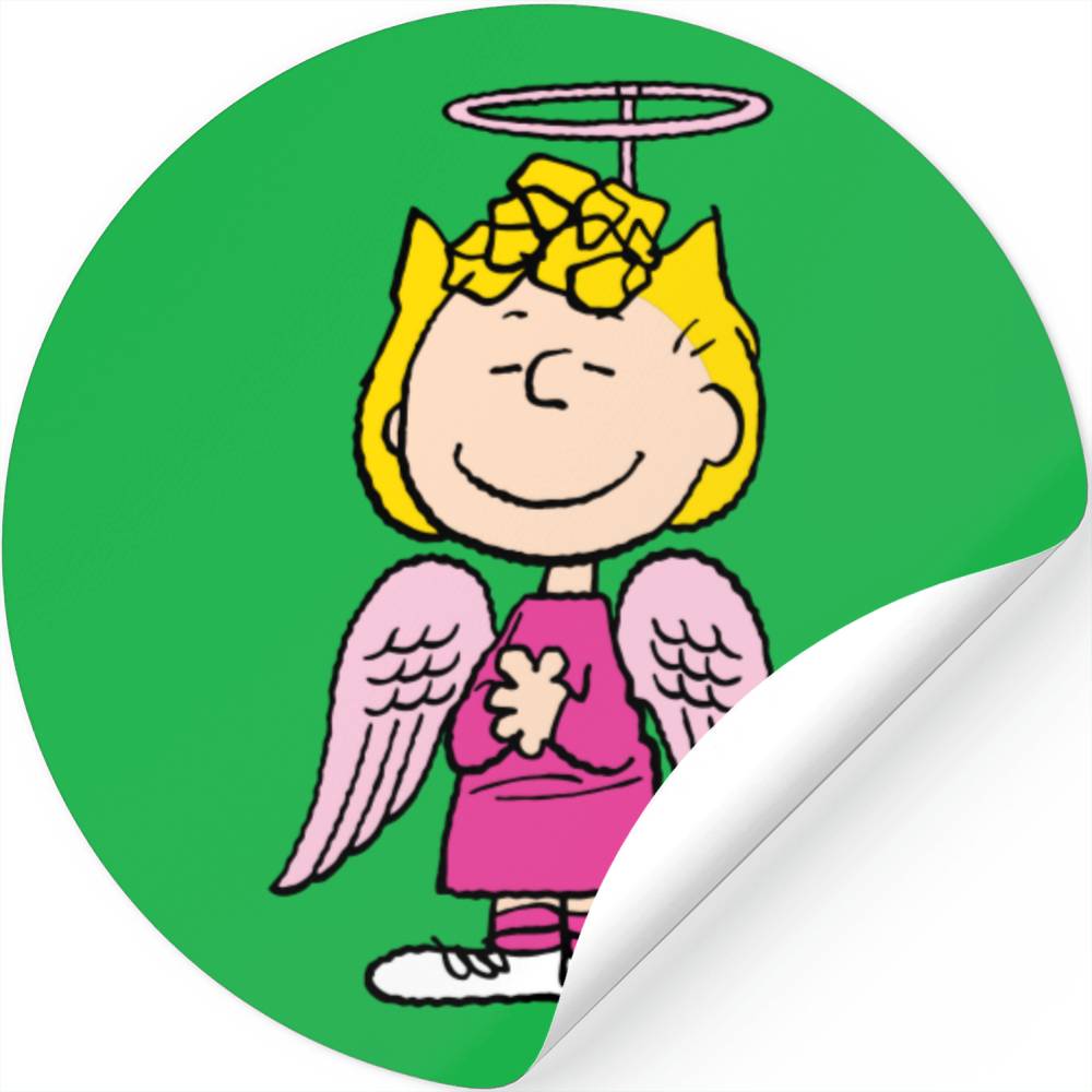 Peanuts | Sally Angel Stickers Designed & Sold By Costly Rosanna