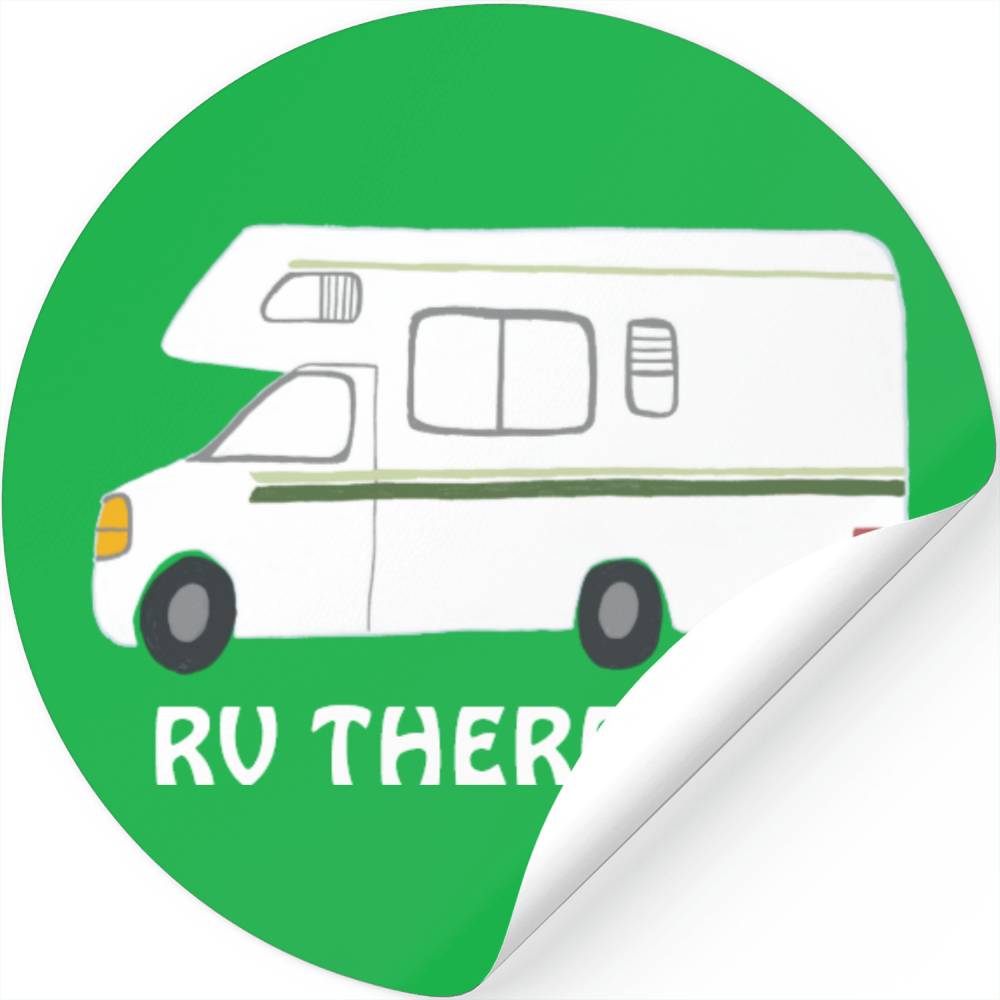RV THERE YET? Vintage Campervan Vanlife CUSTOM Stickers Designed & Sold ...