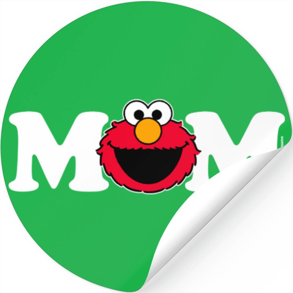 Sesame Street Elmo - Birthday Stickers Designed & Sold By Benthe Derks