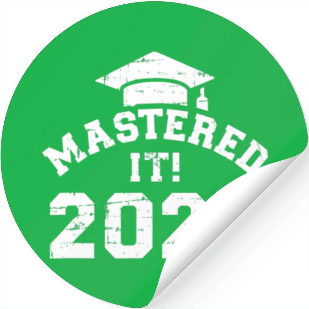 Mastered It 2022 For Master Graduation Stickers