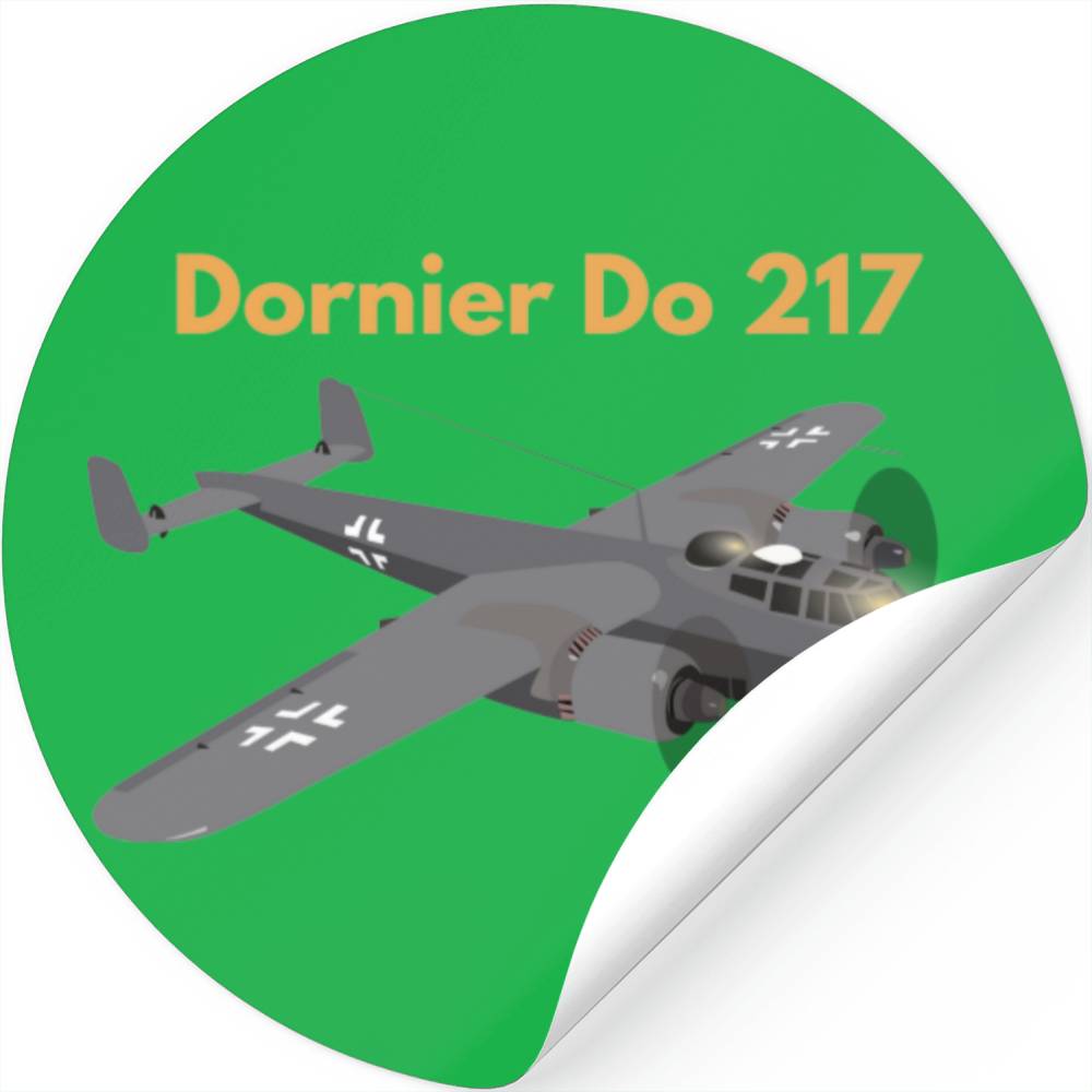 Dornier Do 217 German WW2 Airplane Stickers Designed & Sold By Ivan Perez