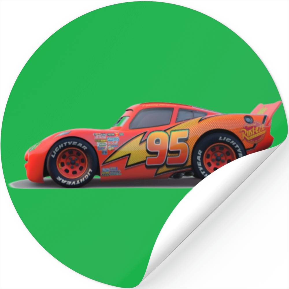 Cars' Lightning McQueen Profile Disney Stickers Designed & Sold By ...