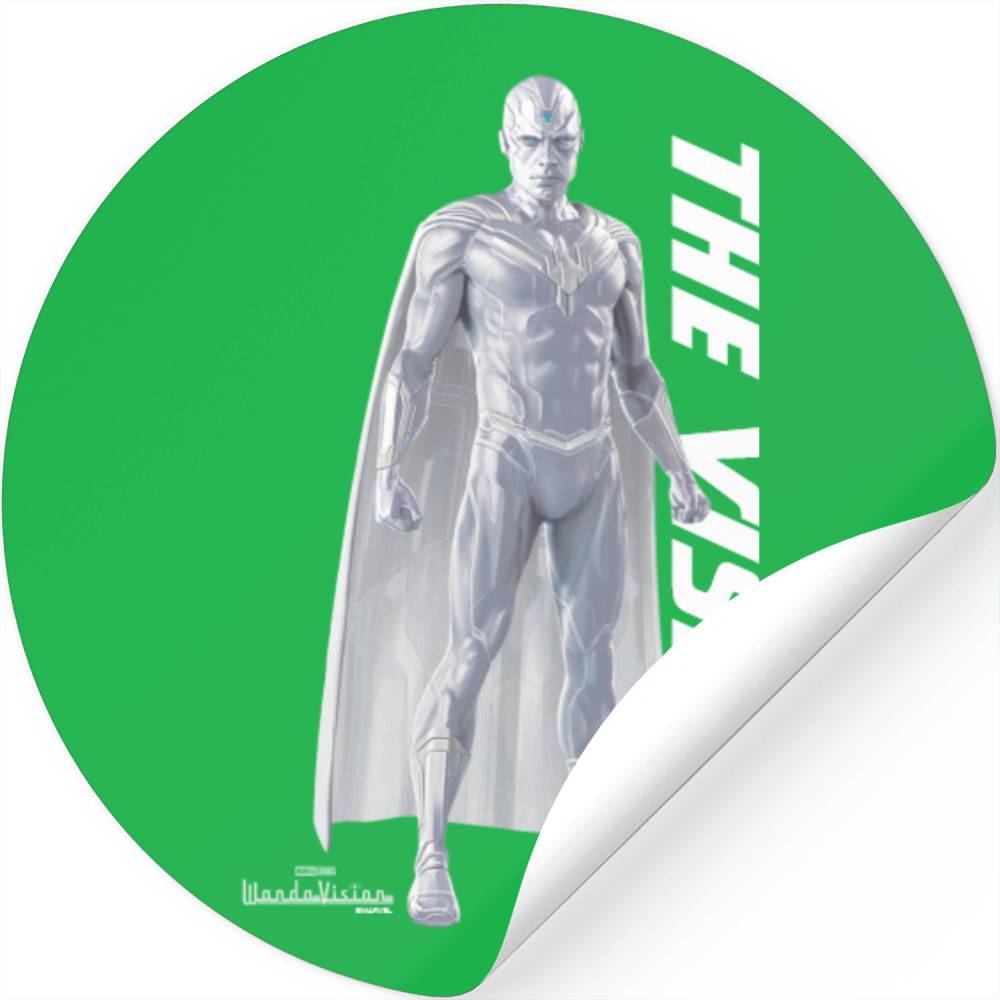 The Vision Character Art Stickers Designed & Sold By Eduardo Albuquerque