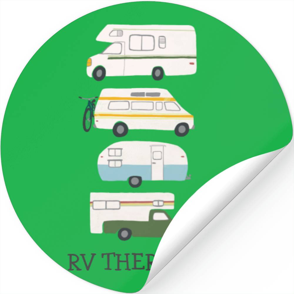RV THERE YET? Campervan Vanlife RV Trailer CUSTOM Stickers Designed ...