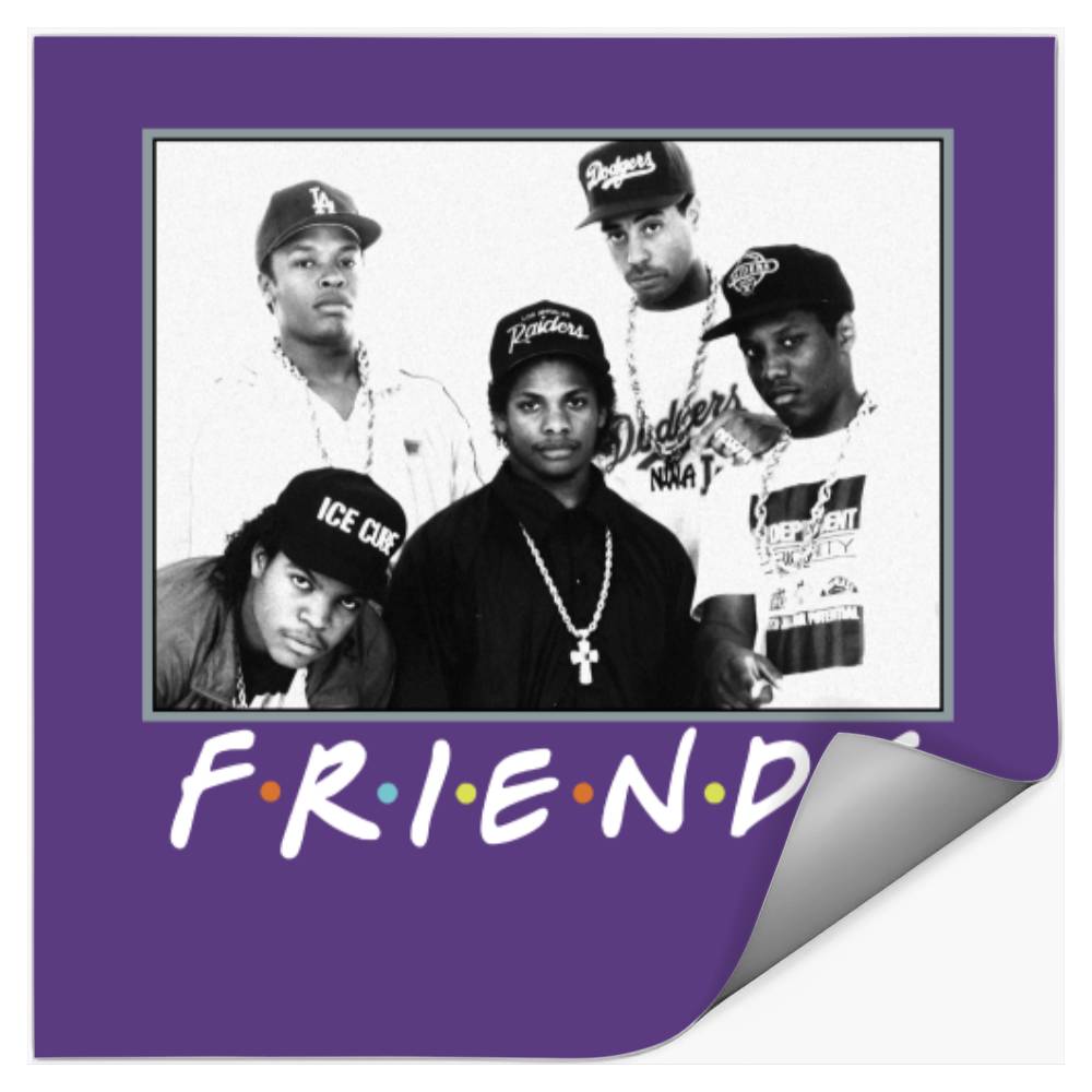 NWA Friends Stickers, N.W.A Stickers, NWA Merch Tour Hip Hop Rap ...