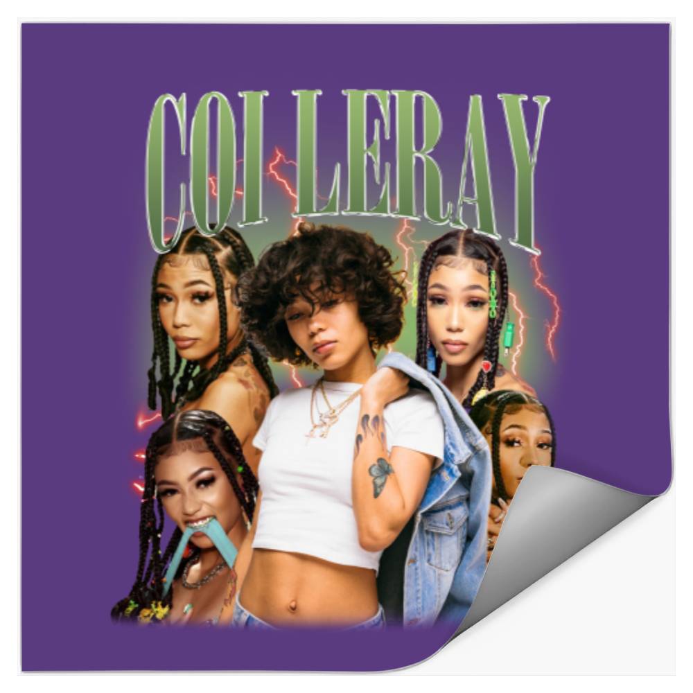 COI LERAY Stickers, Coi Leray 90s Vintage Stickers, Coi Leray RnB Rap ...