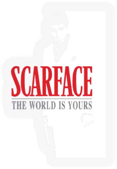 Scarface The World Is Yours Stickers - Scarface Stickers - Tony Montana ...