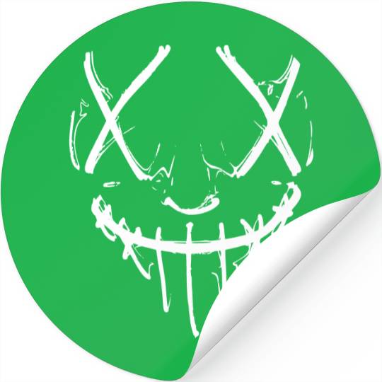 Horror Face With Purge Optics Stickers Designed & Sold By Daniet Heth ...