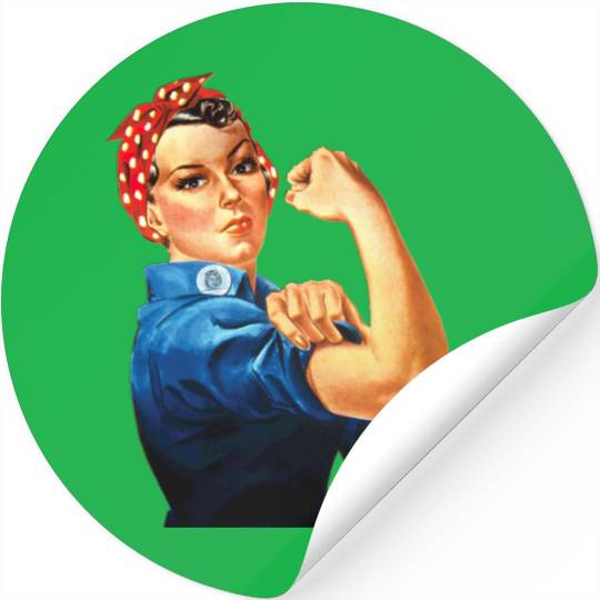 ROSIE THE RIVETER By Bruce Ashman Baker - Rosie The Riveter - Stickers ...