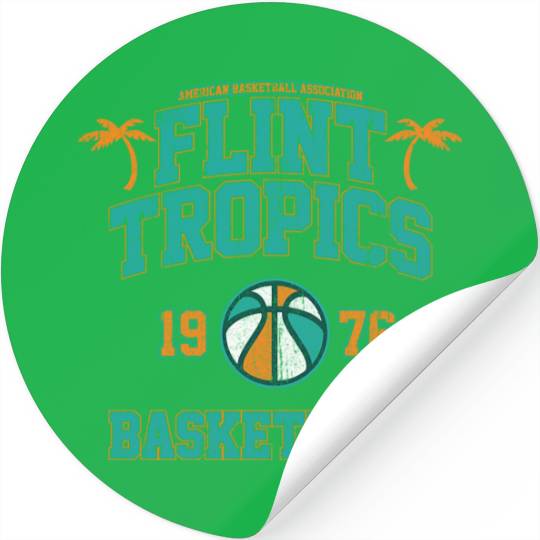 Flint Tropics Basketball (Variant) - Jackie Moon - Stickers Designed ...