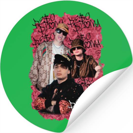 Peso Pluma Stickers Collage | Peso PLuma | Peso Pluma Stickers Designed ...