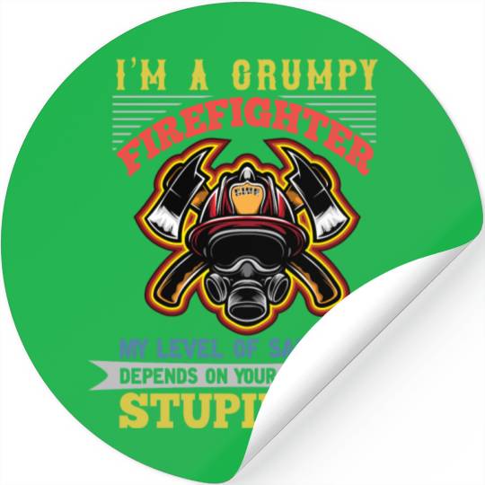 Grumpy Old Firefighter - Firefighter Quotes Designed & Sold By Eric Cox