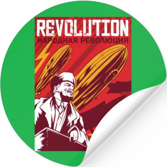 Lenin Stickers Communist Propaganda CCCP Designed & Sold By Kabelo