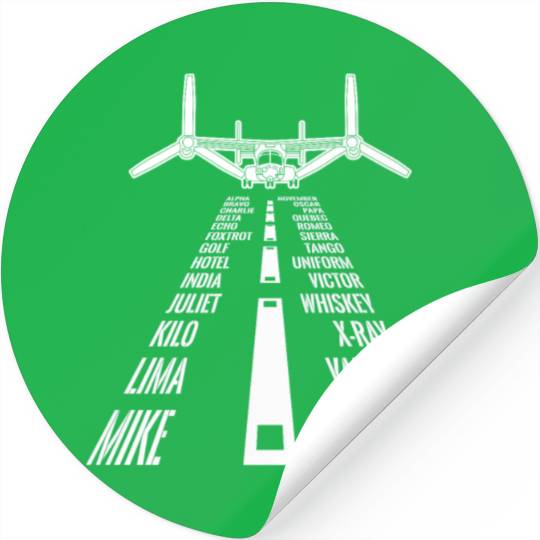Flying V-22 Osprey Pilot Phonetic Alphabet Runway Designed & Sold By ...