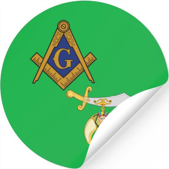 Mason Shriner Split Masonic Shrine Noble Stickers Designed & Sold By ...