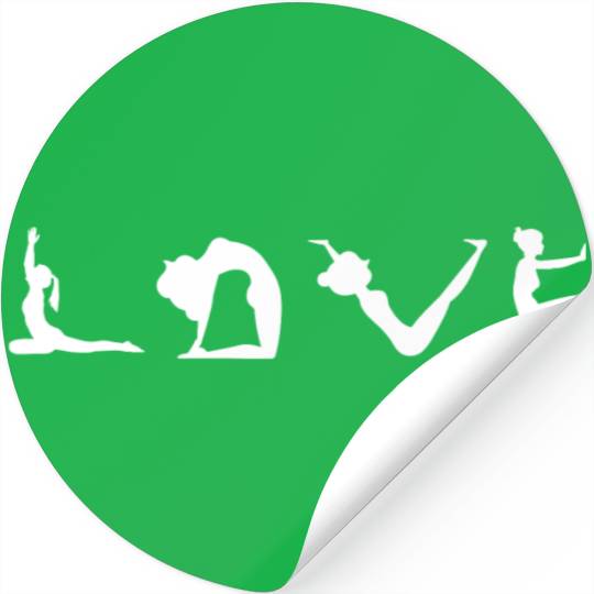 Love Yoga Poses Postures Heart Symbol Design Designed & Sold By ...
