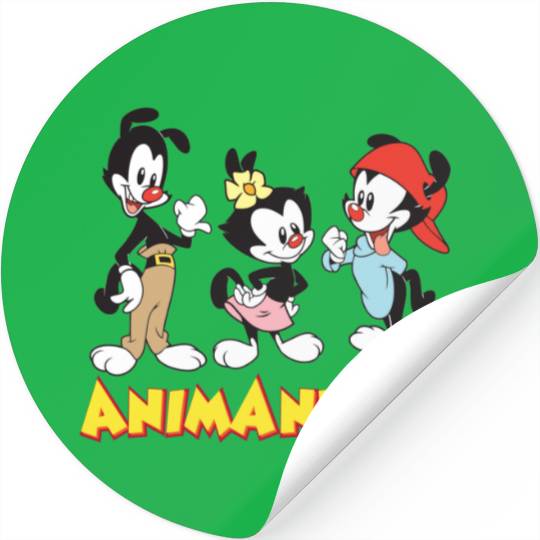 Animaniacs | Yakko, Dot, And Wakko Standing Stickers Designed & Sold By ...