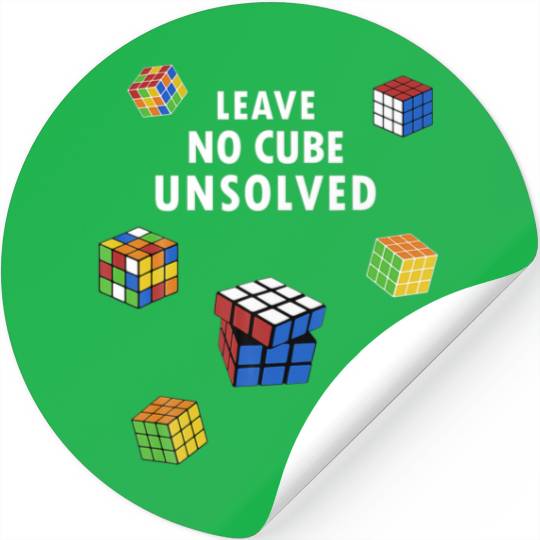 Speedcubing Leave No Cube Unsolved Speedsolving Sp Stickers Designed ...