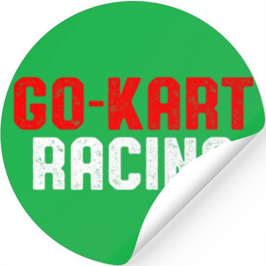 Go Kart Racing Karting Go-Cart Racer Stickers Designed & Sold By ...