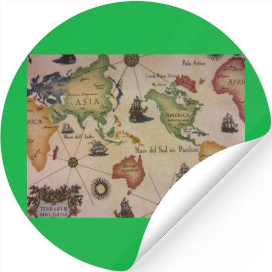 World Map Stickers