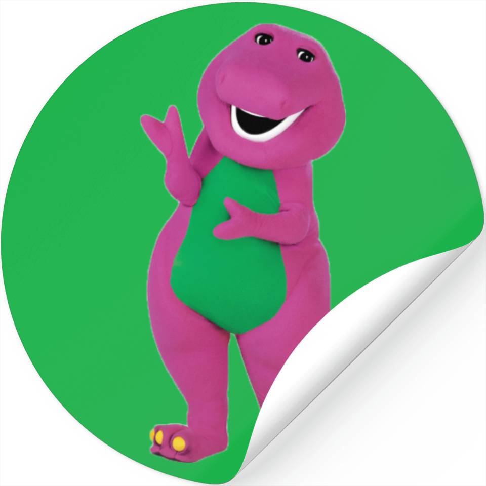 Barney the dinosaur Classic Stickers | 61% OFF Today Sale | Printblur