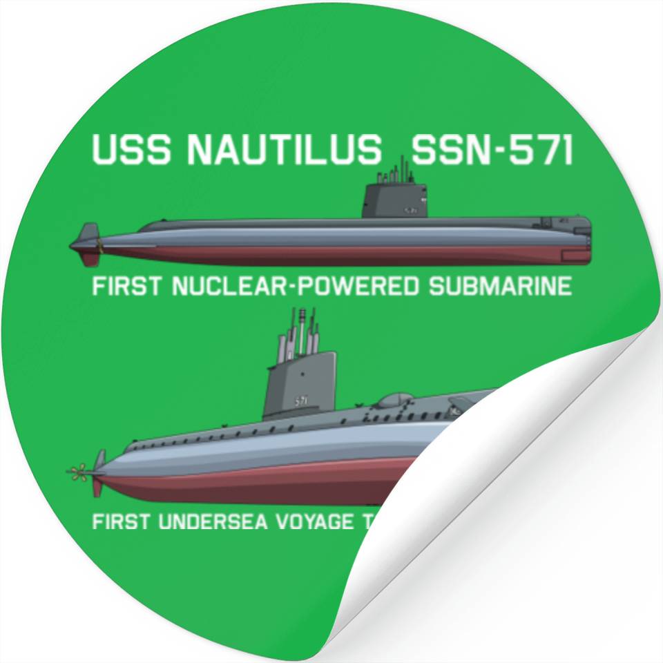 USS Nautilus SSN-571 First Nuclear Submarine To North Pole - Uss ...