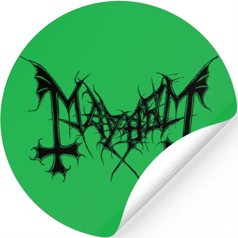 Mayhem - Logo (Black Cover Edition) - Mayhem - Stickers Designed & Sold ...