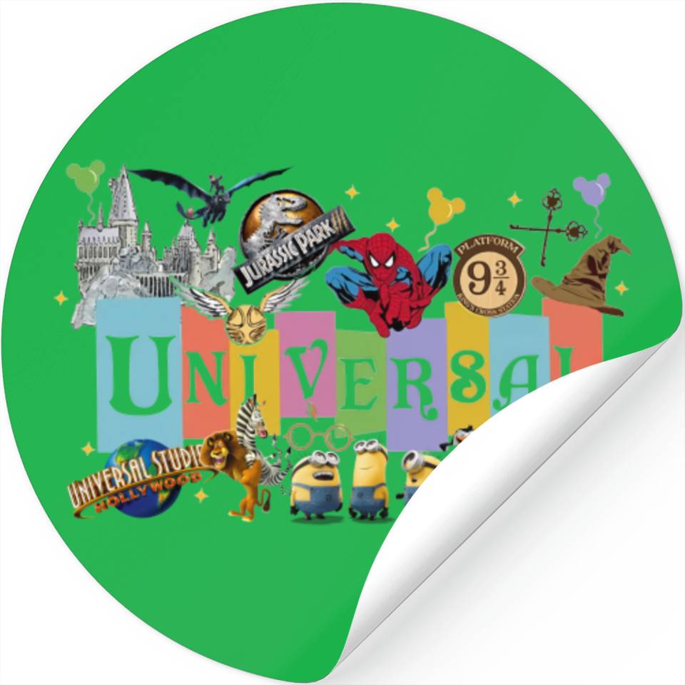 Universal Studios Stickers, Universal Studios Family Vacation Stickers ...
