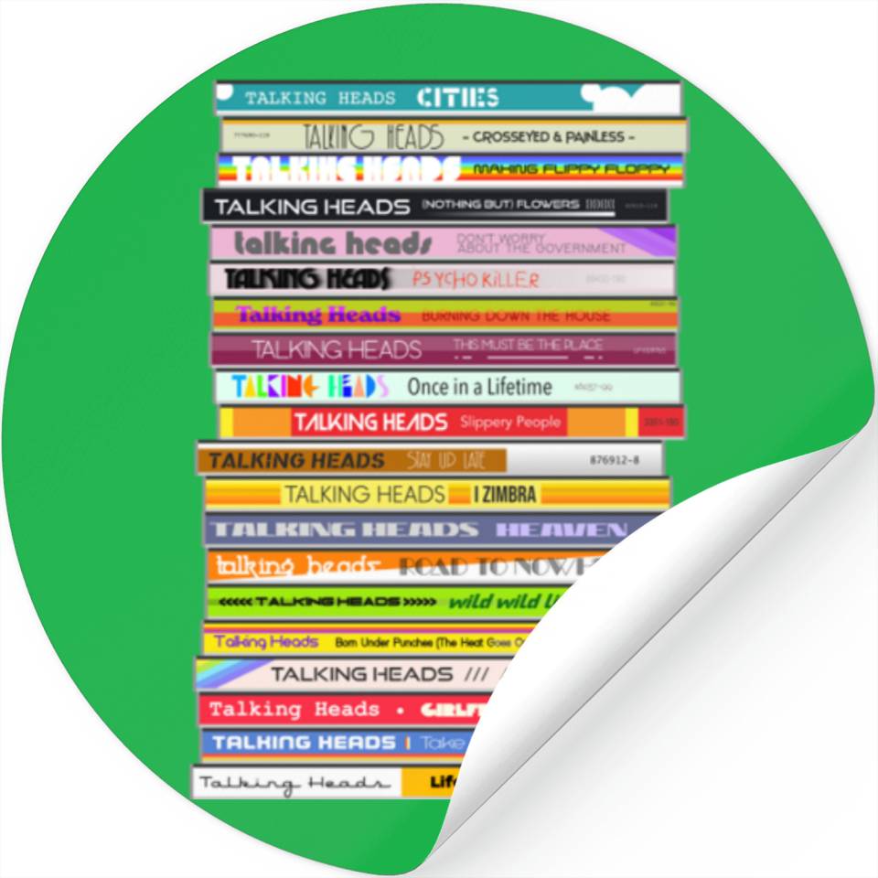 The Sounds Of The Talking Heads ))(( Retro 80s CD Stack Fan Art ...