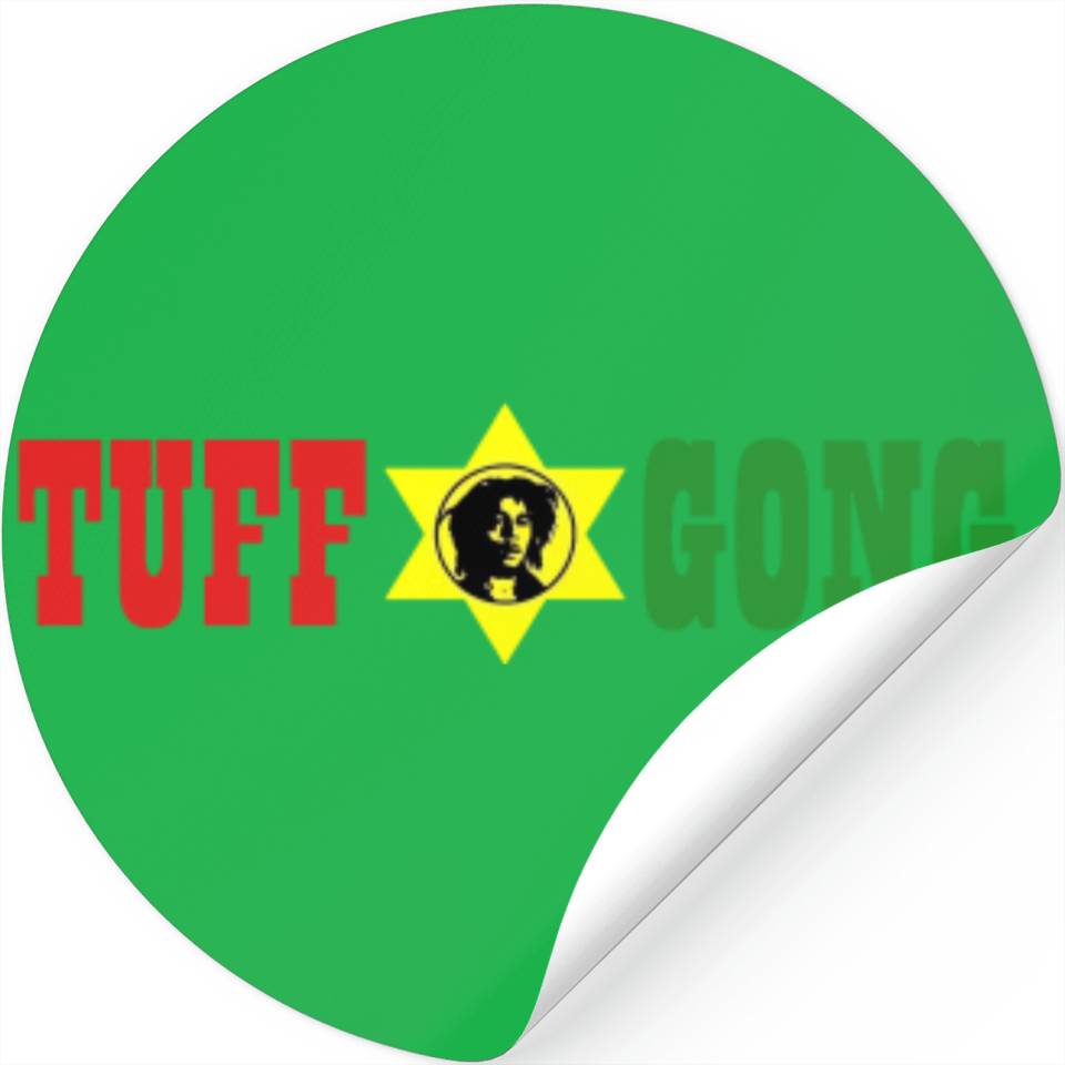 TUFF GONG Records - Bob Marley and the Wailers Roots Reggae Stickers ...