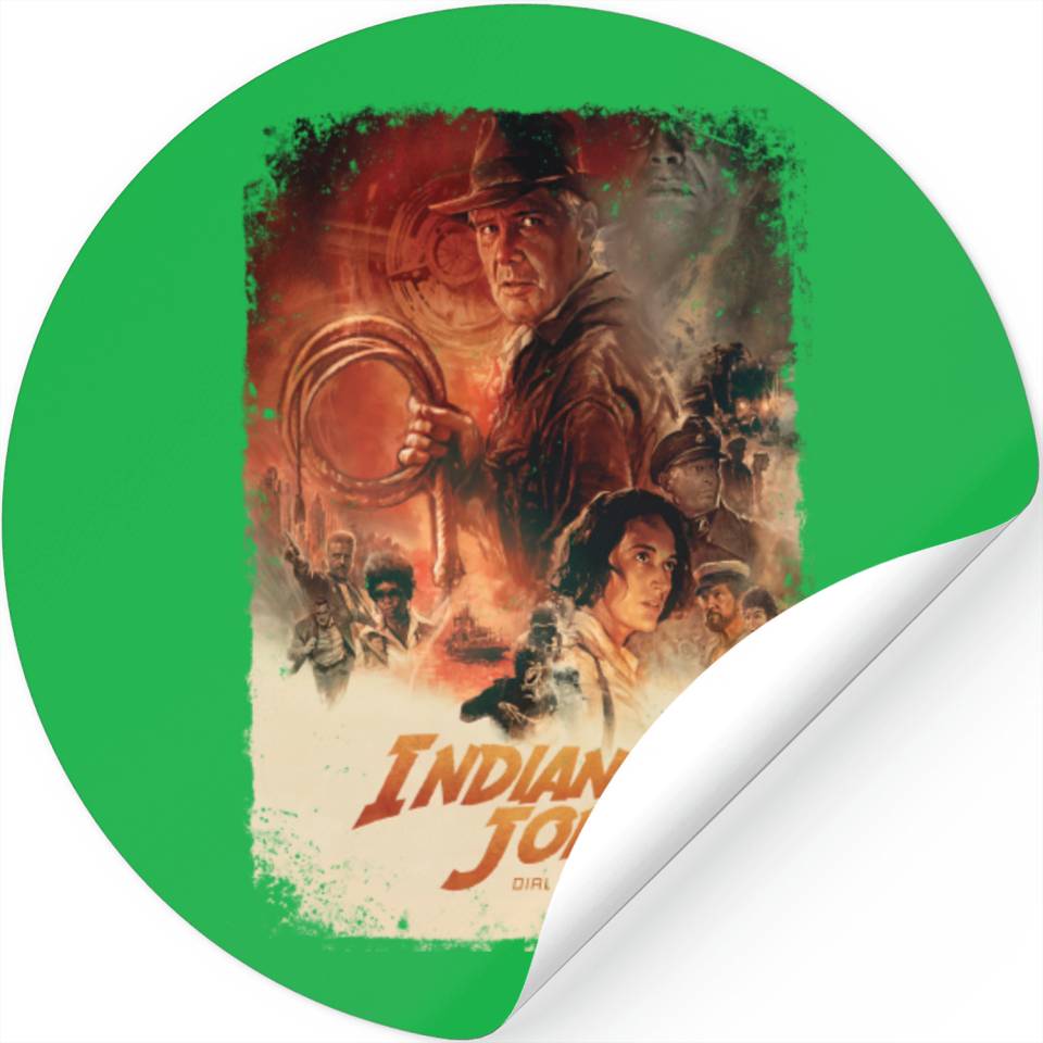 Vintage Indiana Jones And The Dial Of Destiny Stickers, Indiana Jones ...
