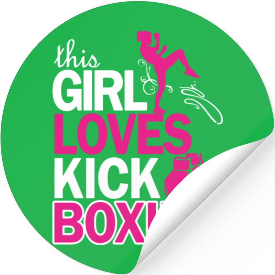 Kick Boxing Stickers Designed & Sold By Chris Long