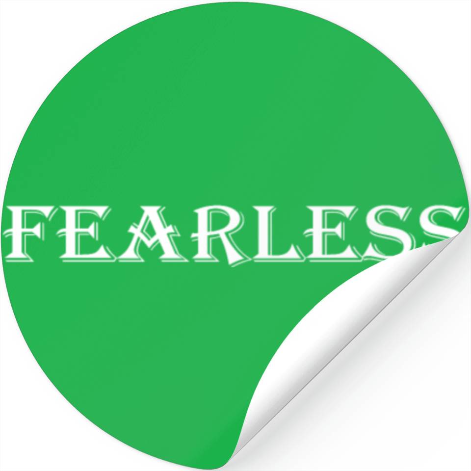Fearless Stickers Designed & Sold By Calvin Chan