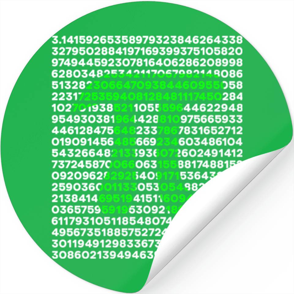 Pi Math 500+ Digits Of 3.14 Teacher Gift Designed & Sold By Guneet Kaur