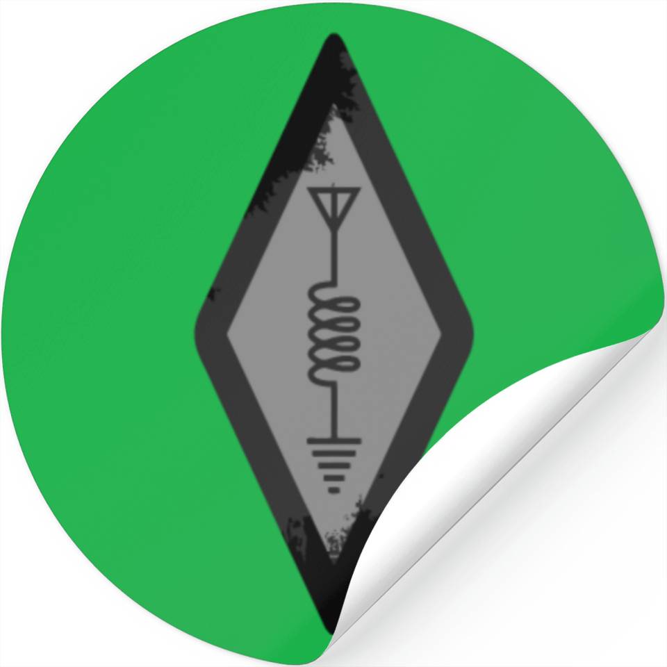 Ham International Amateur Radio Symbol Cute Operat Stickers Designed ...