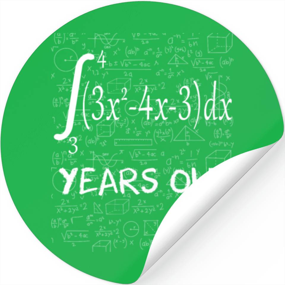 Funny Math Geek Integral Calculus 20th Birthday 20 Designed & Sold By ...