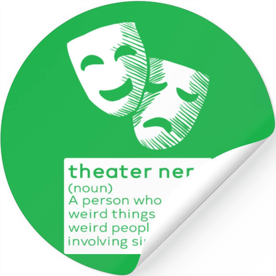 Theater Nerd Noun Fan Musical Opera Stage Actor Designed & Sold By ...