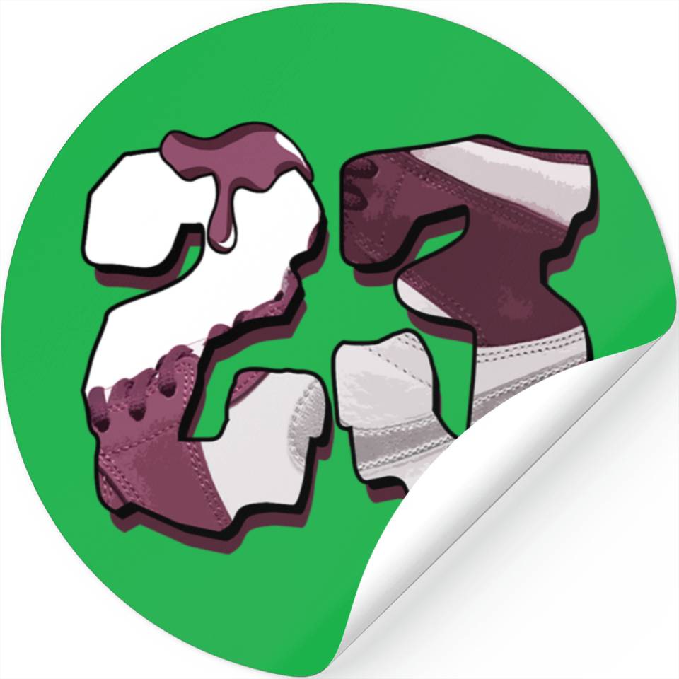 Number 23 Drip Sneaker Matching 1 Retro High Borde Designed & Sold By ...