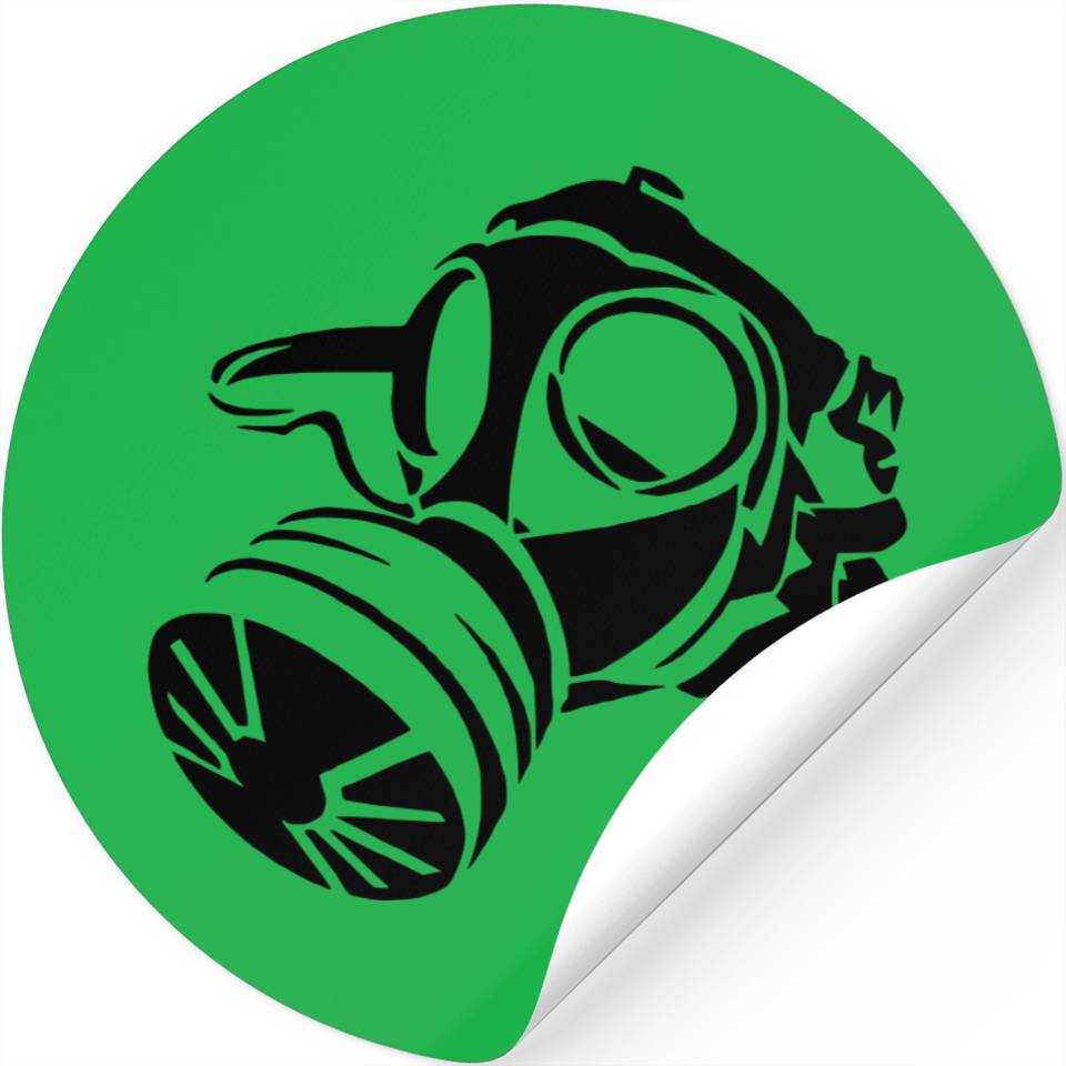 Gas Mask Stencil Designed & Sold By Gabriela Gonçalves