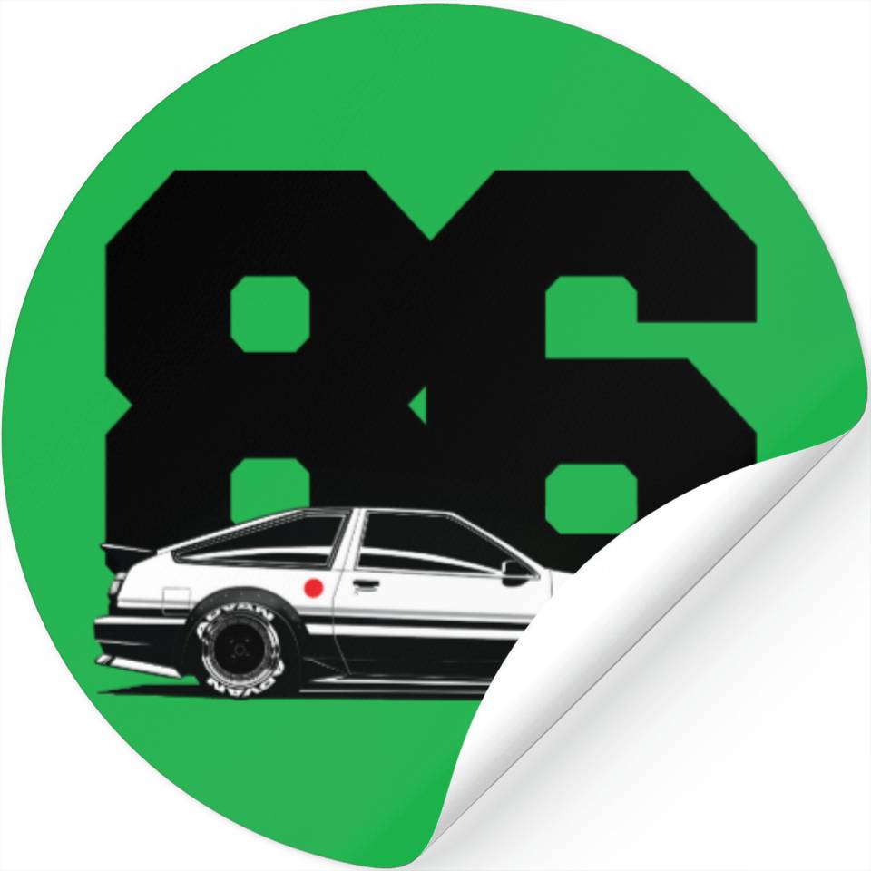 JDM AE86 Trueno Drift Car Stickers Designed & Sold By Christyna Apt