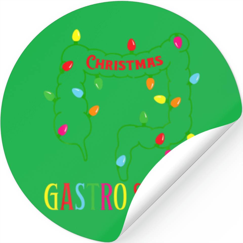 Gastro Doctor, Nurse Christmas Squad Stickers Designed & Sold By Chris Ross